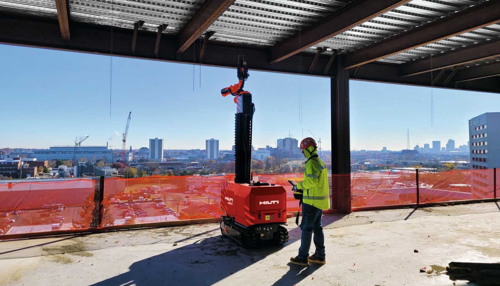 Jaibot Semi-Autonomous Drilling Robot - HILTI Hong Kong